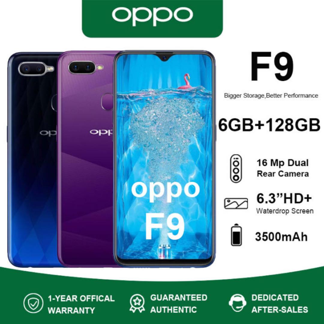 Best price for OPPO F9 Color: Twilight Blue, Starry Purple Operating System: ColorOS 5.2, based ...