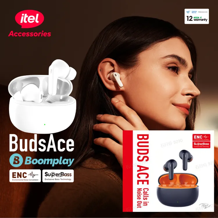 Best price for Random Color Original Brand New Itel TWS BudsAce Earpods ...