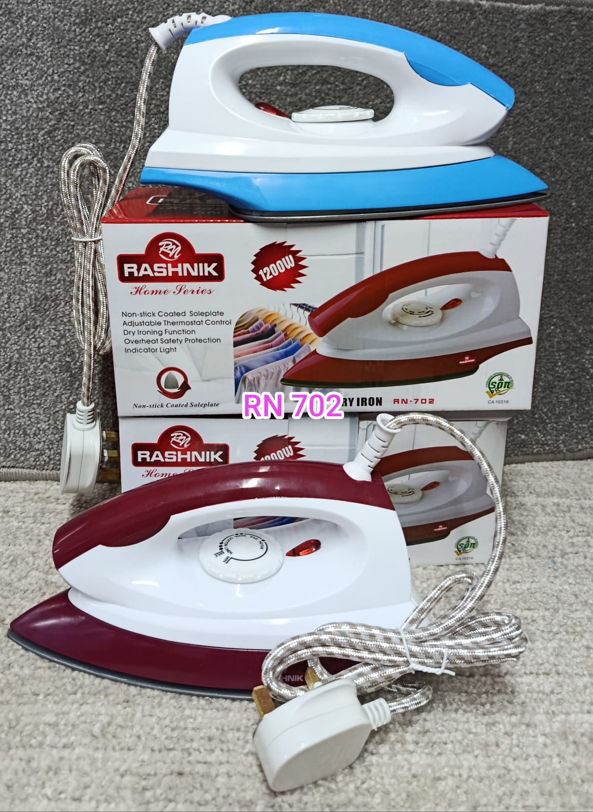 Best price for Rashnik RN- 701 1200W Electric Dry Iron Box Non-stick ...