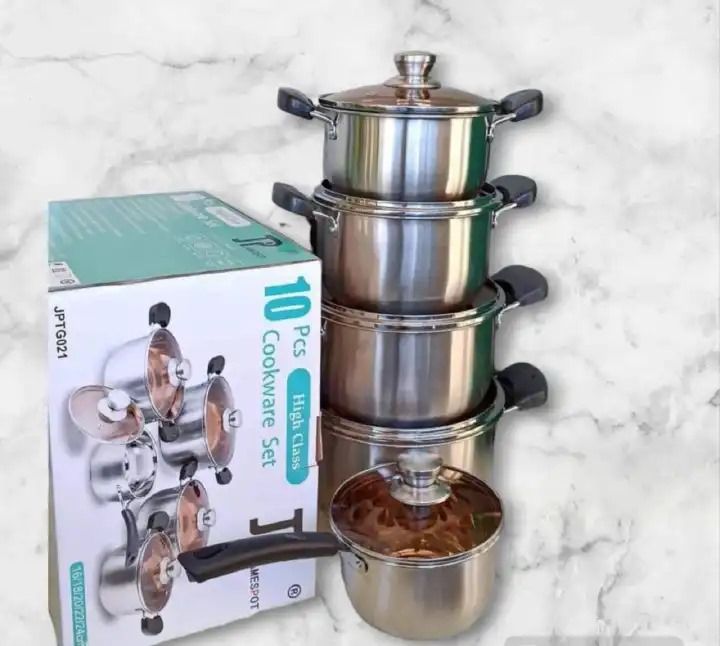 Best price for JP Jamesport Heavy duty 10 PCS Stainless Steel Cookware ...