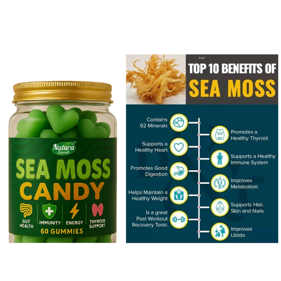 Best price for Organic Sea moss candy for immune boost Color-60 ...