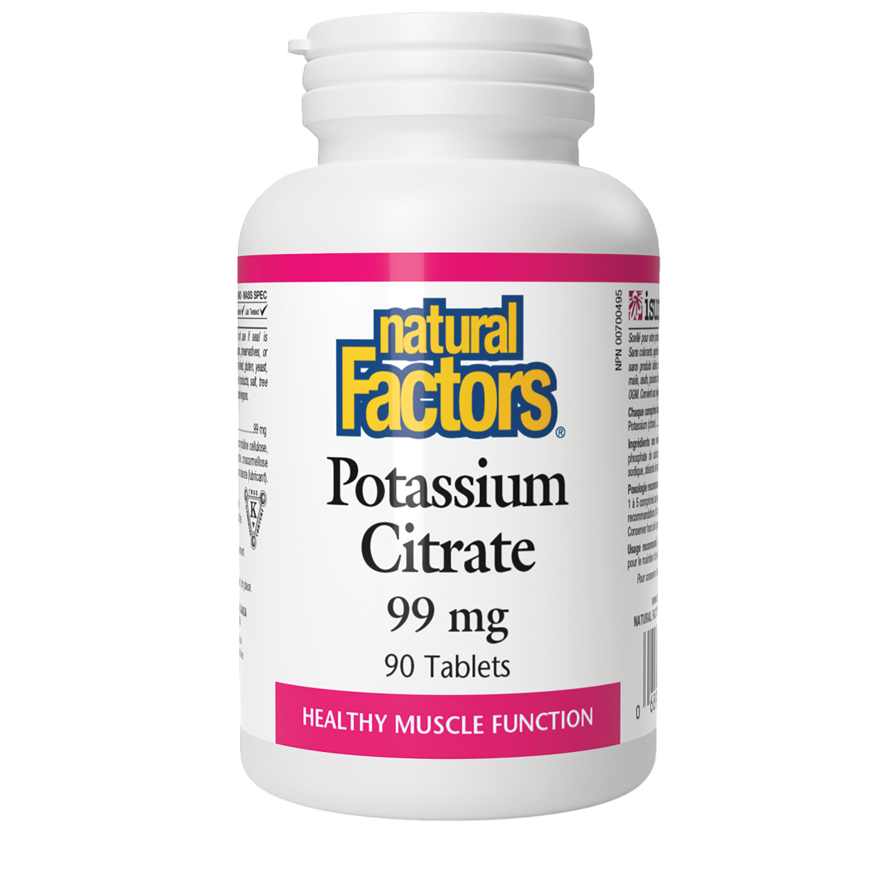 Best price for Natural Factors Potassium Cit 99mg TAB 90 Color-White ...