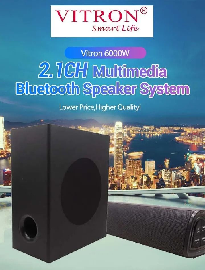 Best price for New Arrival Vitron 6000W 2.1CH V51SB Wired Soundbar ...