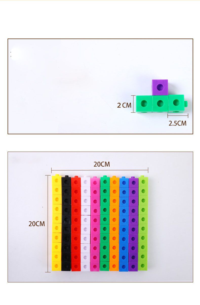 Best price for Color Cube Building Blocks Primary School Mathematics ...