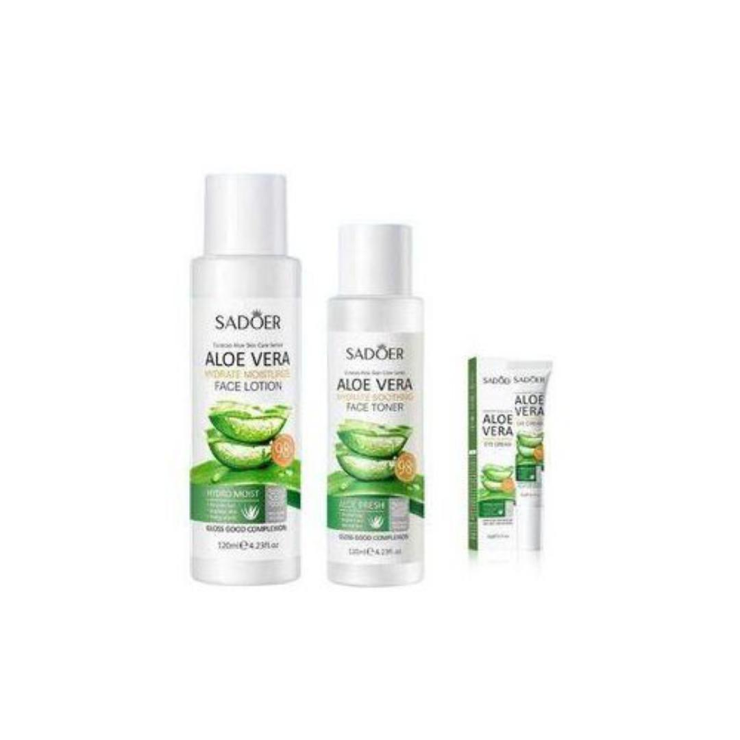 Best price for SADOER 3in1 Skin Care set Aloe Vera Face Lotion+ Toner ...