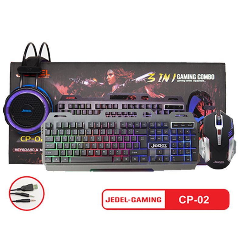 Best price for Jedel Wired Gaming 3 In 1 Combo Model No: CP-02, Gaming ...