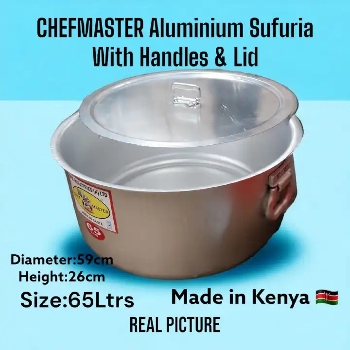 Best price for Chefmaster Aluminum Extra Heavy kitchen Sufuria 65 Ltrs ...