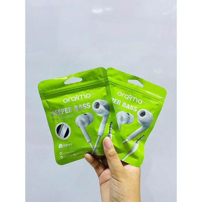 Best price for Oraimo OEP-E11 Conch 2 Stylish Deeper Bass In-ear ...
