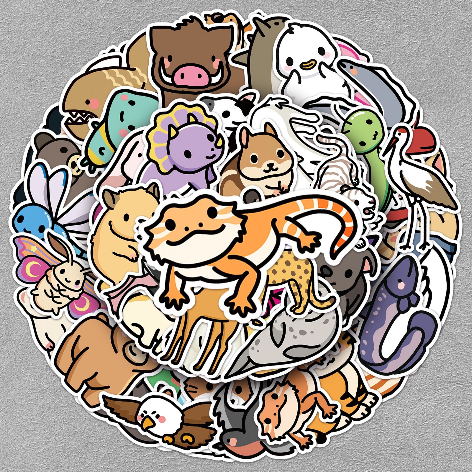 Best price for Cute Animal Stickers for Kids 50 Pcs, Vinyl Waterproof ...