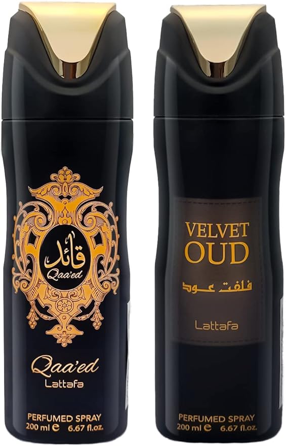 Best price for Lattafa Qaeed and Velvet Oud Deodorant Spray 2 Pack ...
