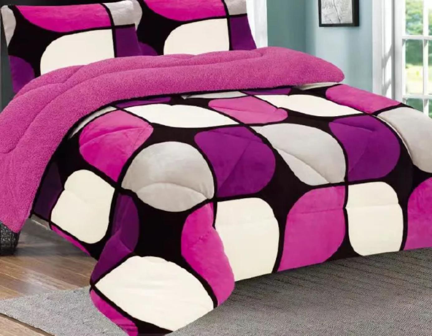 Best price for Geometric woolen heavy duvet, warm, cozy soft duvet ...