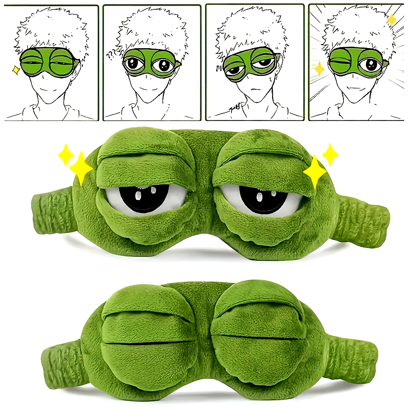 Best price for Cute Companion Soft Frog Sleeping Eye Mask, Comfortable ...