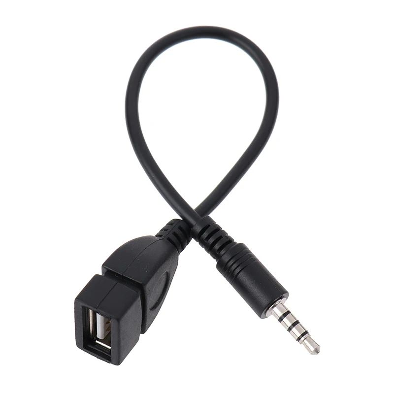 Best price for USB female to 3.5MM audio AUX cable 3.5 male round head ...
