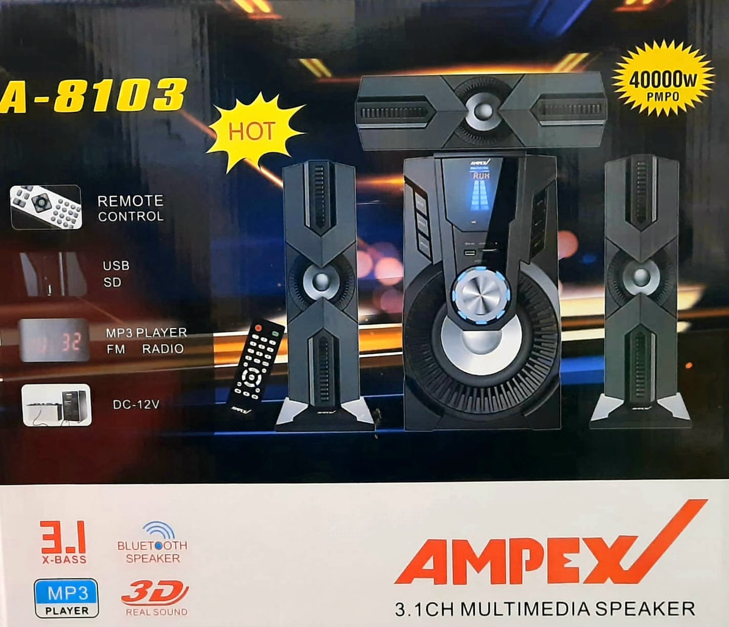 Best price for 🥳🔥⚡️THE REAL SOUND🫠AMPEX 3.I MULTIMEDIA SPEAKER SYSTEM 🔊 ...