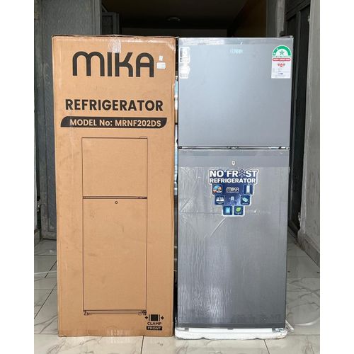 Best price for Mika Fridge, 202L, 2 Door Top Mount Freezer, No Frost ...