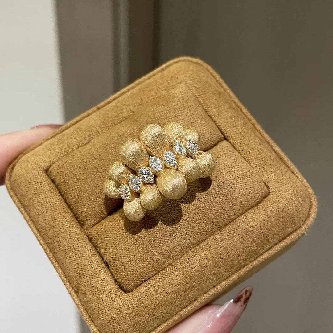 Best price for Vintage handmade brushed satin ring