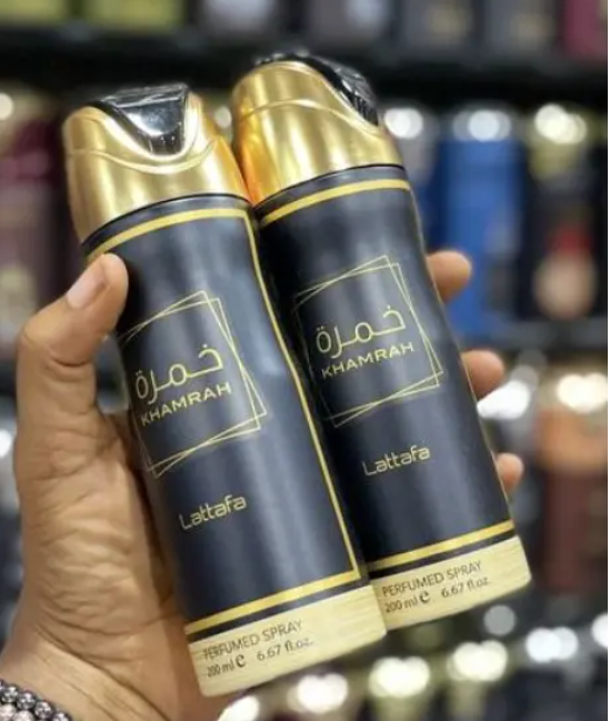 Best price for Lattafa Khamrah Body Spray 200ml Warm, Sweet, and Spicy ...