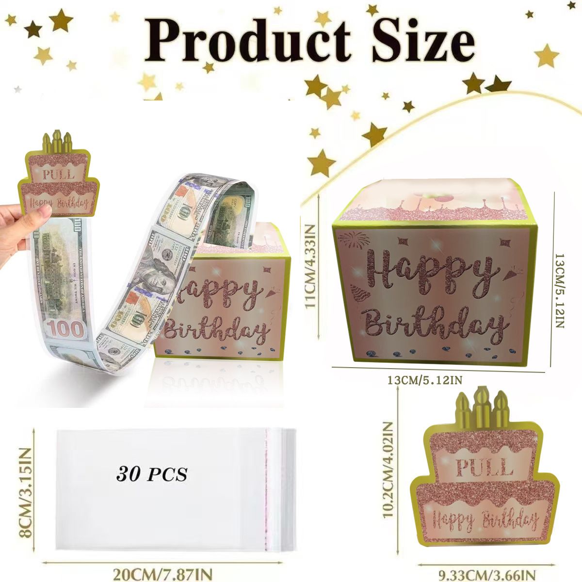 Best price for Birthday Money Pull Box, Money Box for Cash Gift, A Fun ...