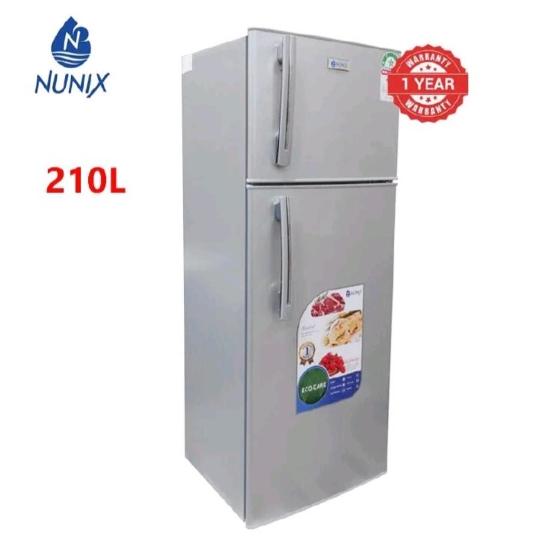 Best price for Nunix 210L BCD-210 fridge double door Direct Cool fridge ...
