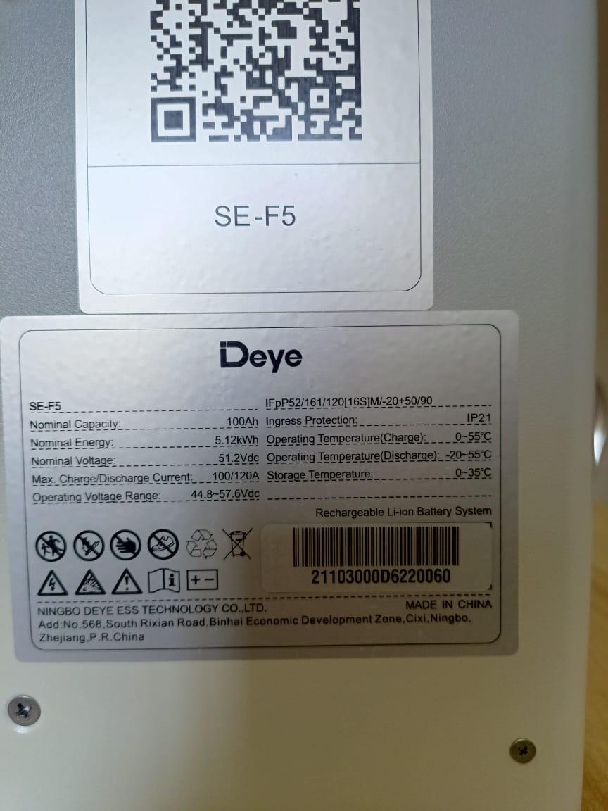 Best price for DEYE LOW VOLTAGE LIFEPO4 SOLAR BATTERY Size-370 x548 ...