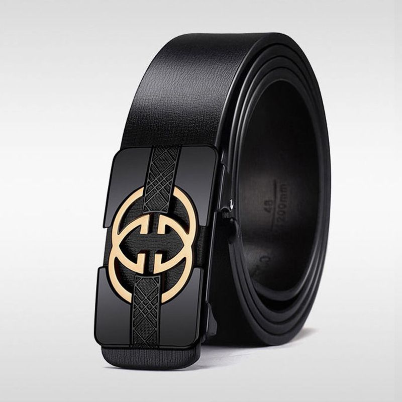 Best price for Men's Toothless Internal Automatic Buckle Belt Business ...
