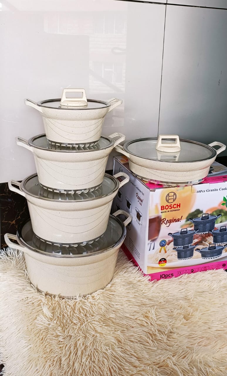 Best price for Bosch granite cook ware set, Nonstick Cookware Sets, 10 ...