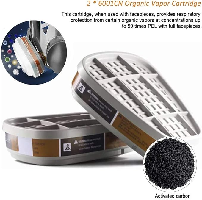 Best price for 6001 Organic Vapor Cartridge with Activated Carbon ...