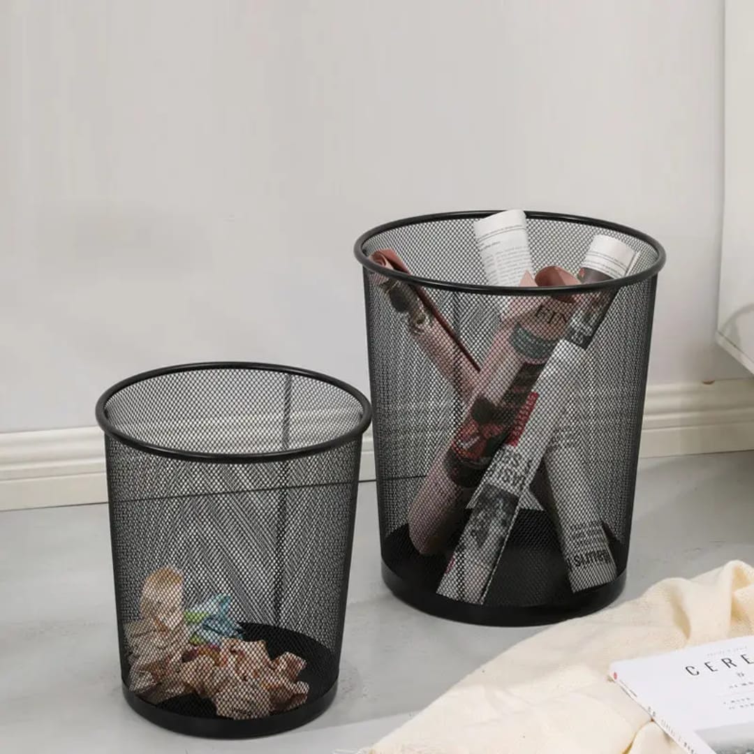 Best price for Durable Metallic Mesh Waste Bin – Stylish Office & Home ...