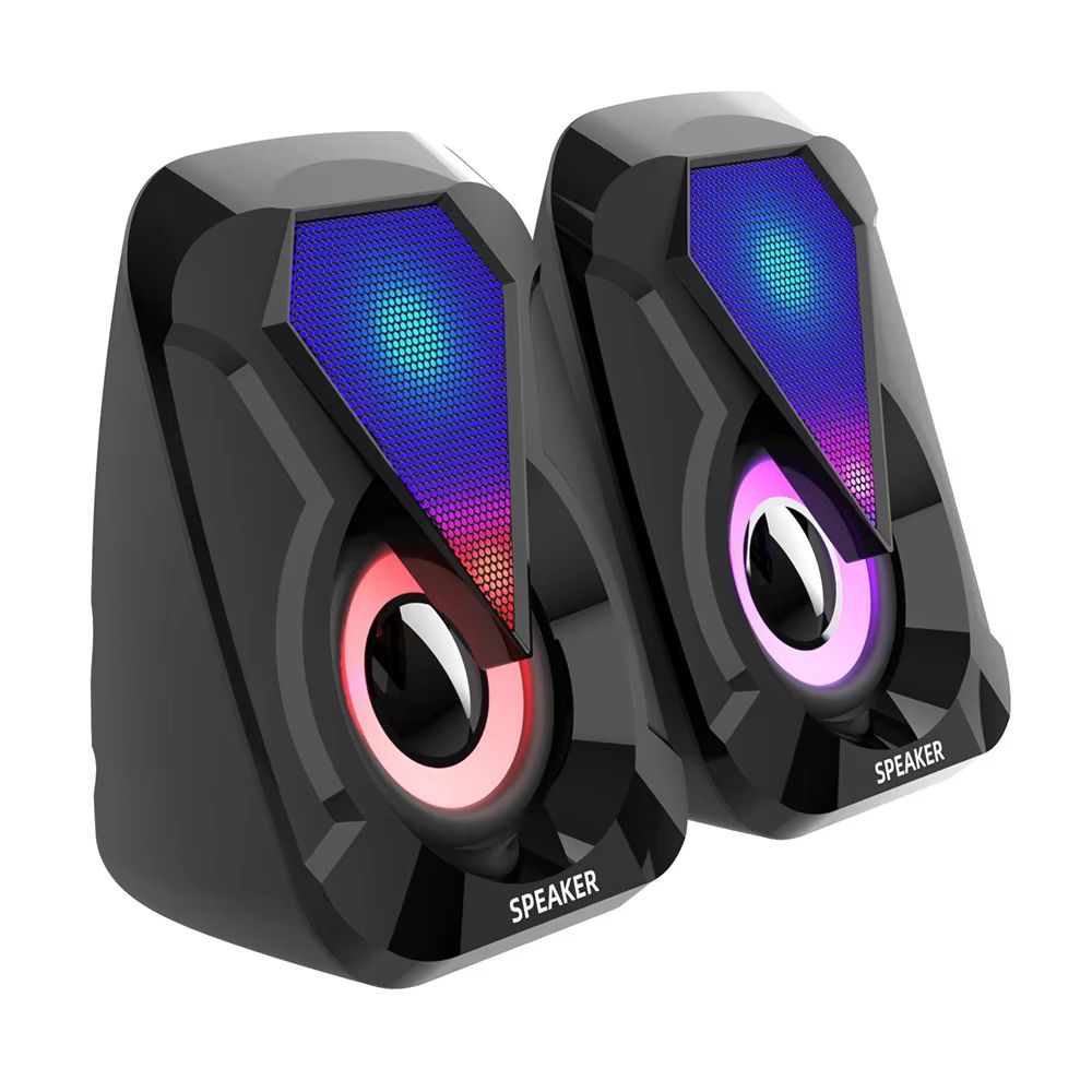 Best price for Mini USB Wired Computer Speaker RGB Lighting Desktop ...