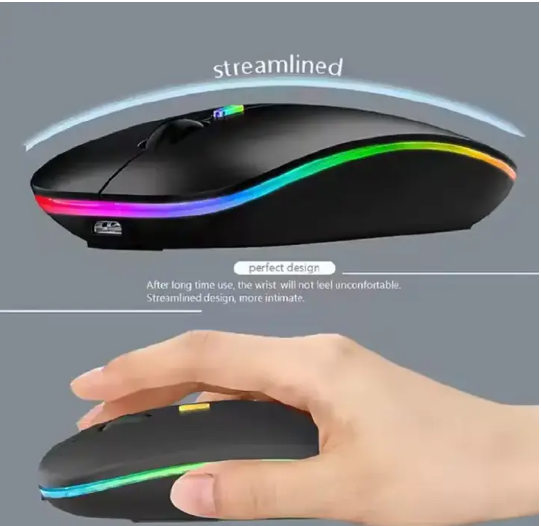 Best price for The Rechargeable Bluetooth Wireless Mouse with 2.4G RGB ...