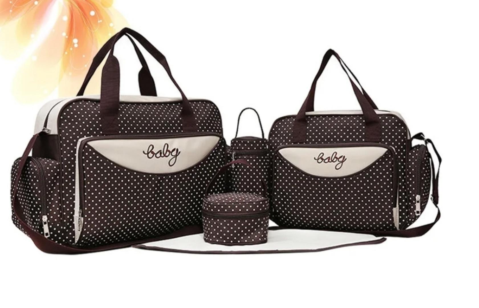 Best price for 5 in 1 newborn daiper bag. Baby Diapering Size-pink ...