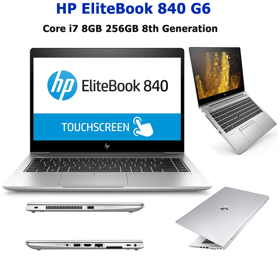 Best price for Refurbished HP EliteBook 840 G6 8GB 256GB SSD Core i7 8th Gen Windows 11 Pro Ms ...