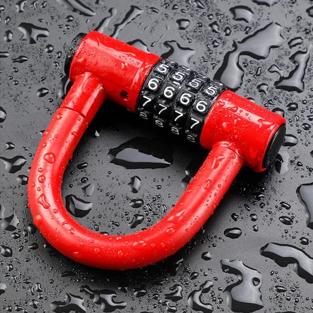 Best price for code padlock combination lock red heavy duty waterproof ...