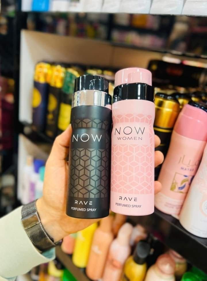 Best price for Now Rave Man & Woman Body Spray Set – Bold, All-Day ...