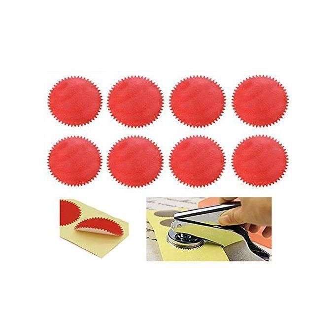Best price for 25pcs Red Notary Seal Labels for Certificates, Contracts ...