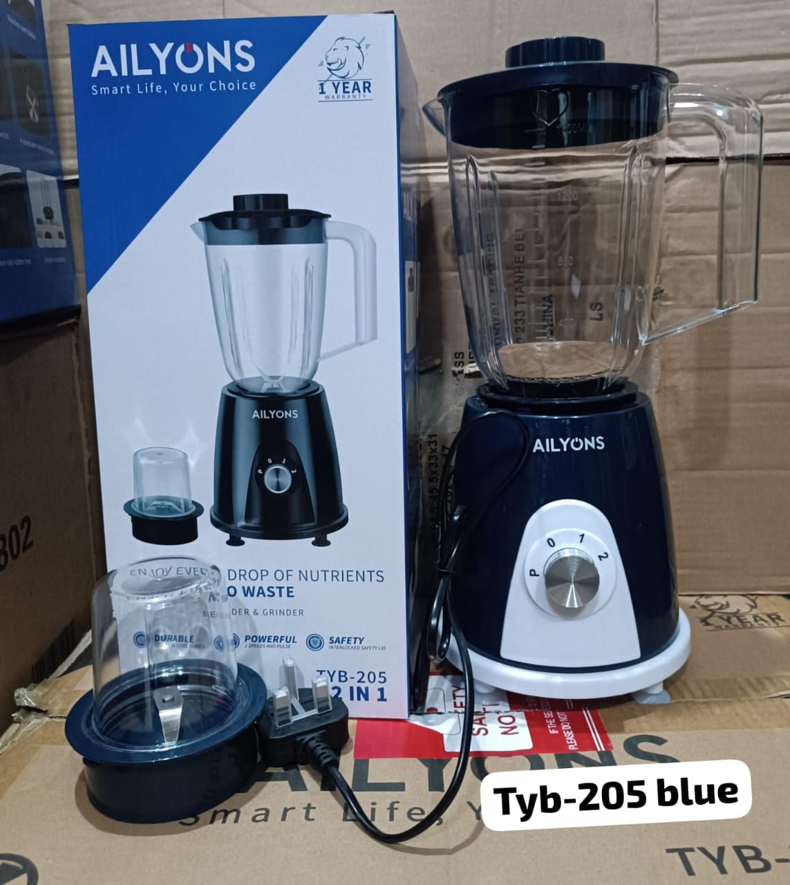 Best price for BLENDER. AILYONS Powerful Blender 2 In 1 With Grinder ...
