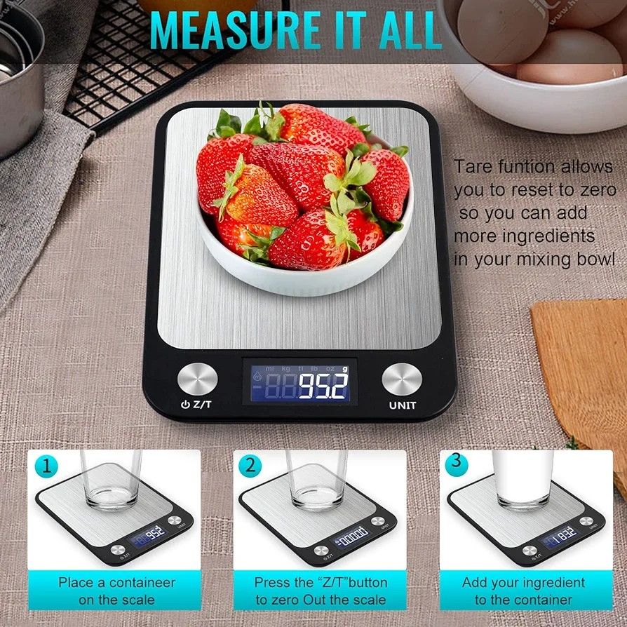 Best price for Updated Kitchen Scale, Large Weighing Panel, Weight Loss ...