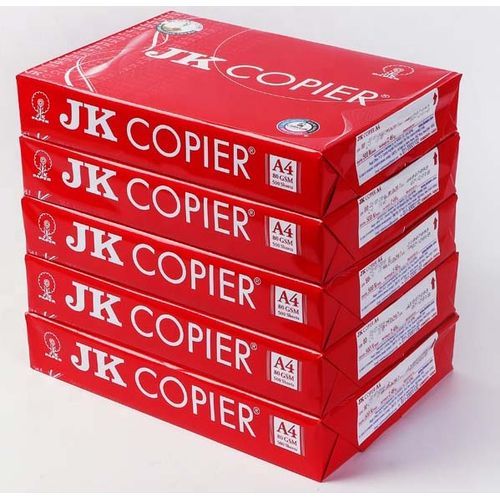 Best price for JK Copier Photocopy papers A4 size 80gsm (Carton/box) Size-A4 Color-White 1001056864