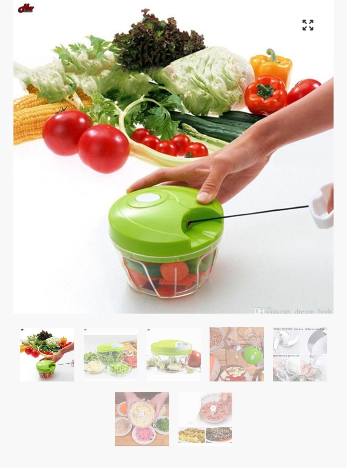 Best price for Manual spin cutter Food Chopper ,Easy Pull Food ...