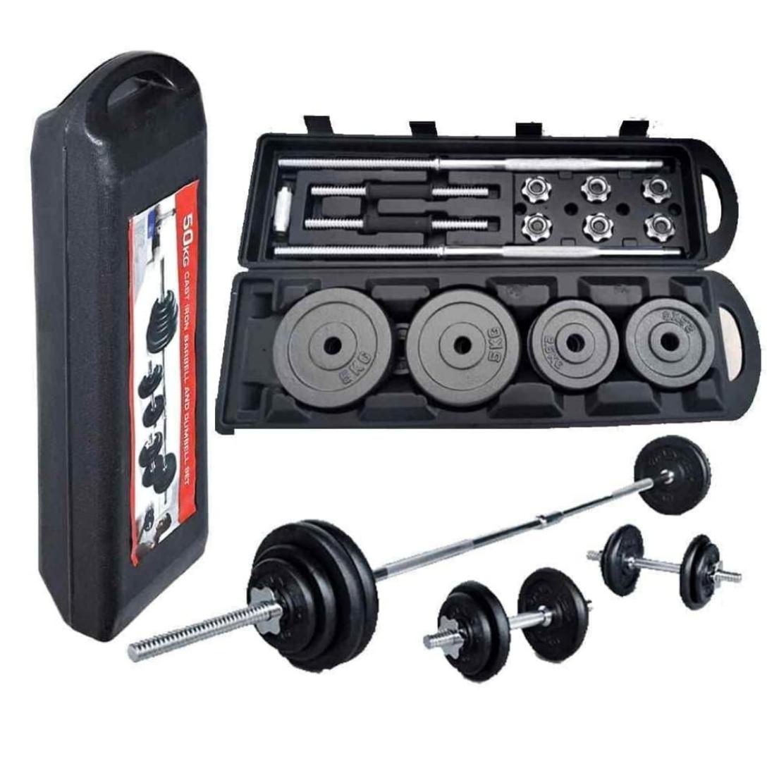 Best price for 50KG York Dumbbell + Barbell Set- Total Body Strength in ...