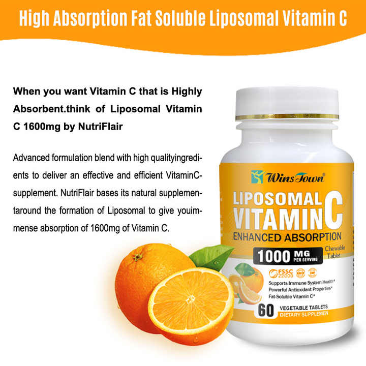 Best price for Liposomal Vitamin C Tablet 1000 mg Ultra Absorbable ...