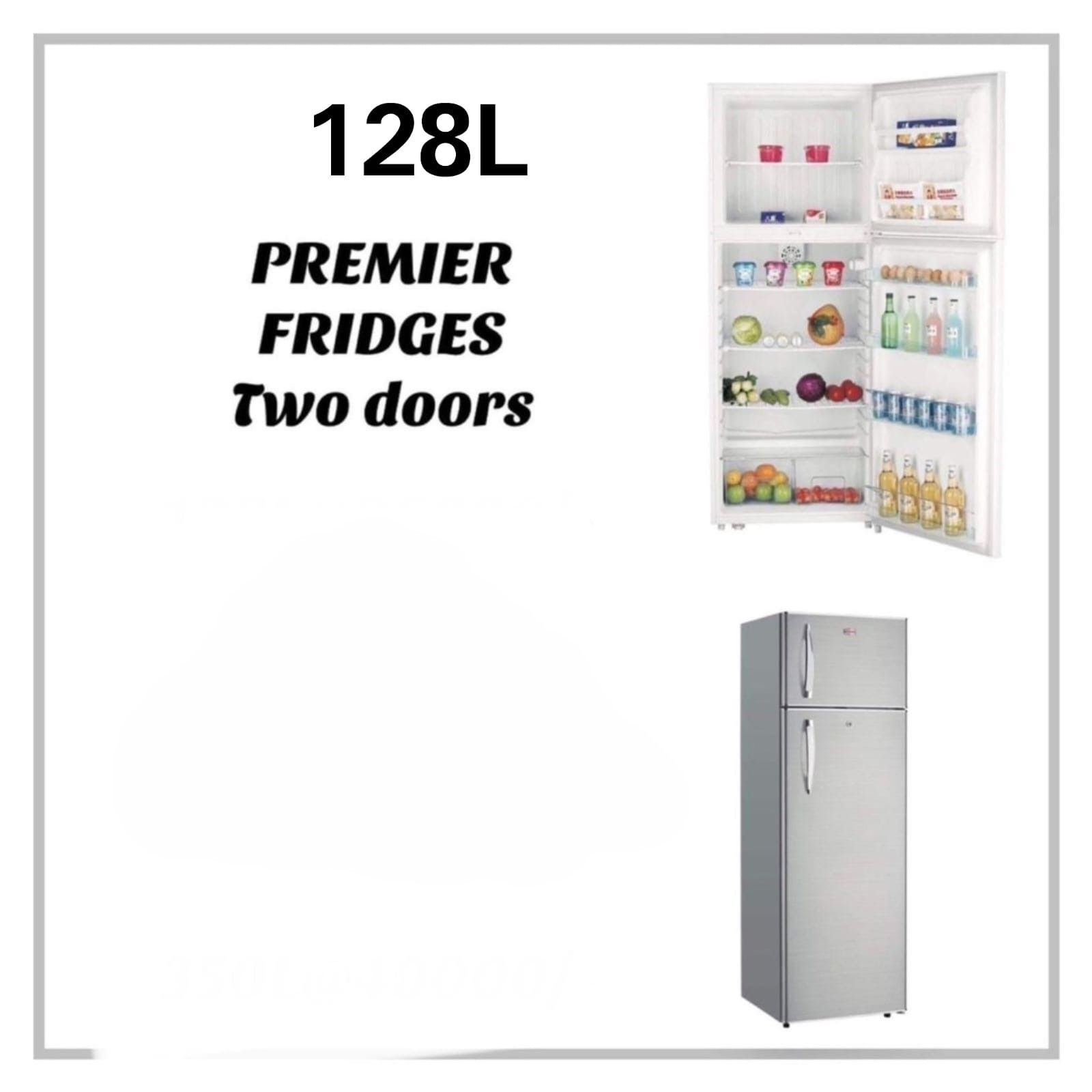 Best price for Premier 128L double door fridge Silver home fridge two ...