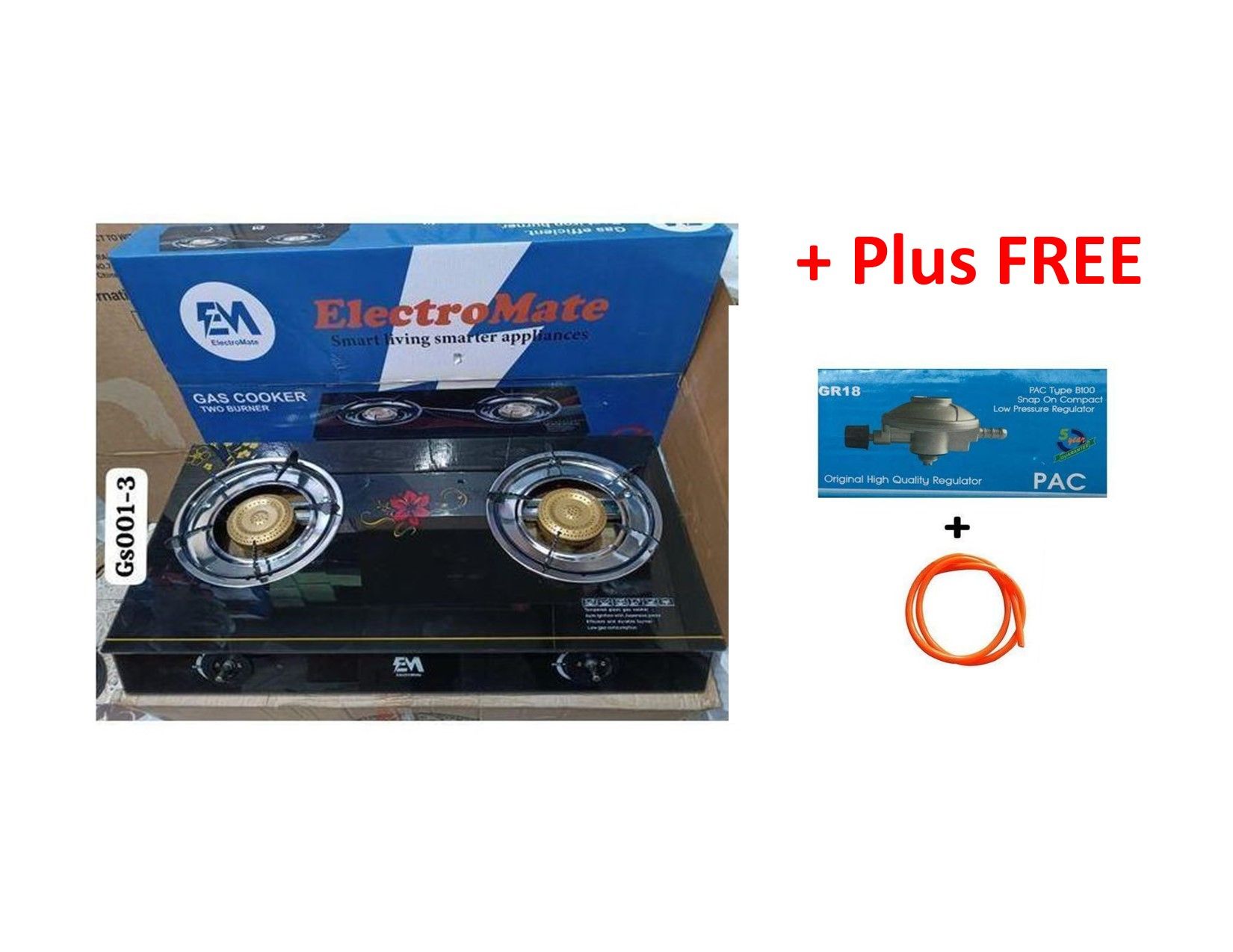 Best price for ElectroMate 2 Burner Glass Top Gas Cooker Double Burner ...