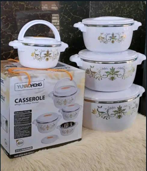 Best price for Casserole Stainless Steel Hotpot Set-4 Pcs. Keep your ...