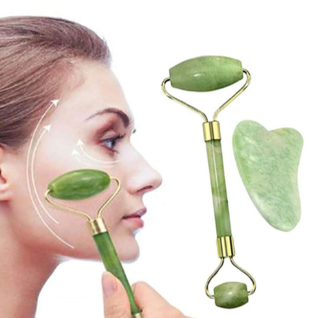 Best price for Gua sha jade face roller and massager, Natural Resin ...