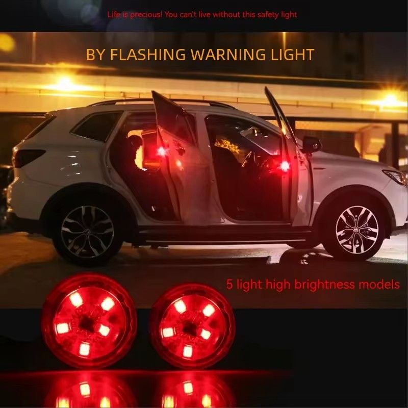 Best price for Universal LED Car Opening Door Safety Warning Anti ...