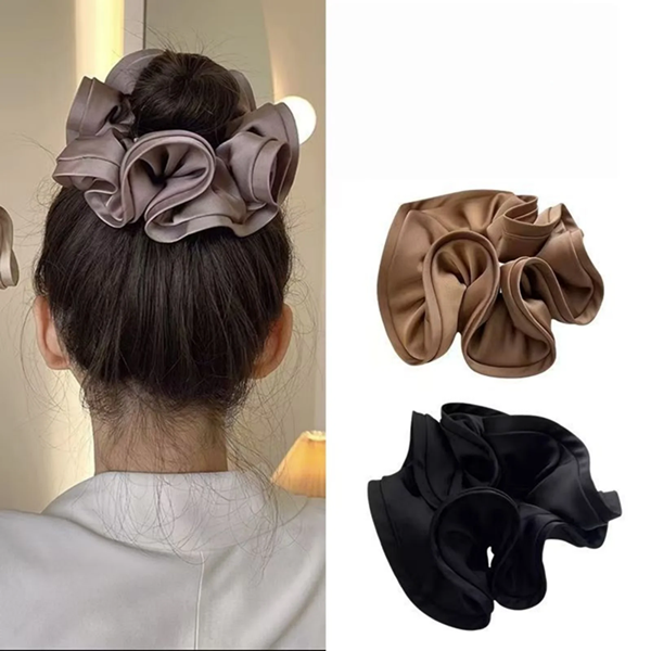 Best price for 1PC French Design Sense Fungus Hair Tie Ins-Like Satin ...