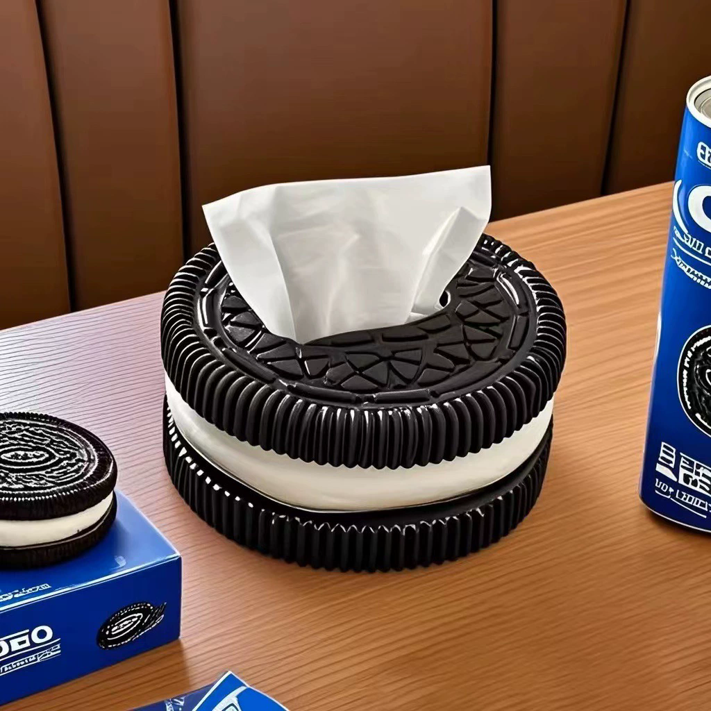 Best price for 1PC Miniso Creative Oreo Paper Box Home Furnishing ...