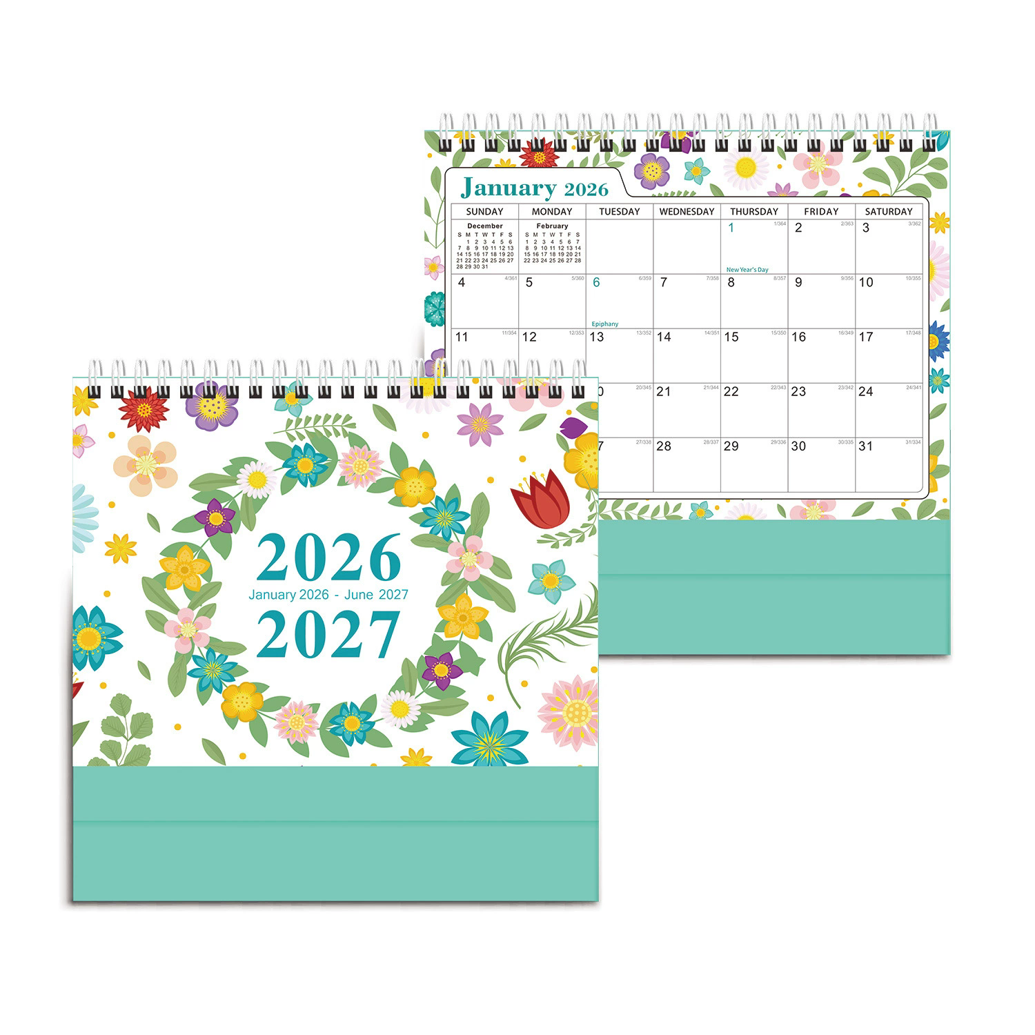 Best price for 1PC *2026 Cactus Desk Calendar Small Standing Flip 2026 ...