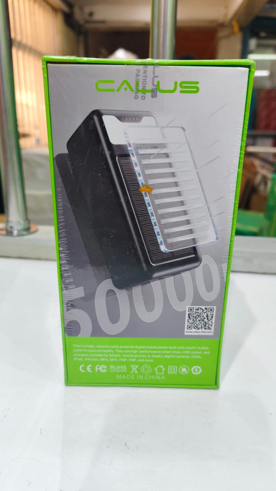 Best price for SOLAR POWERBANK, 50000mAh CAPACITY, CHARGE OUTPUT UPTO 5 ...